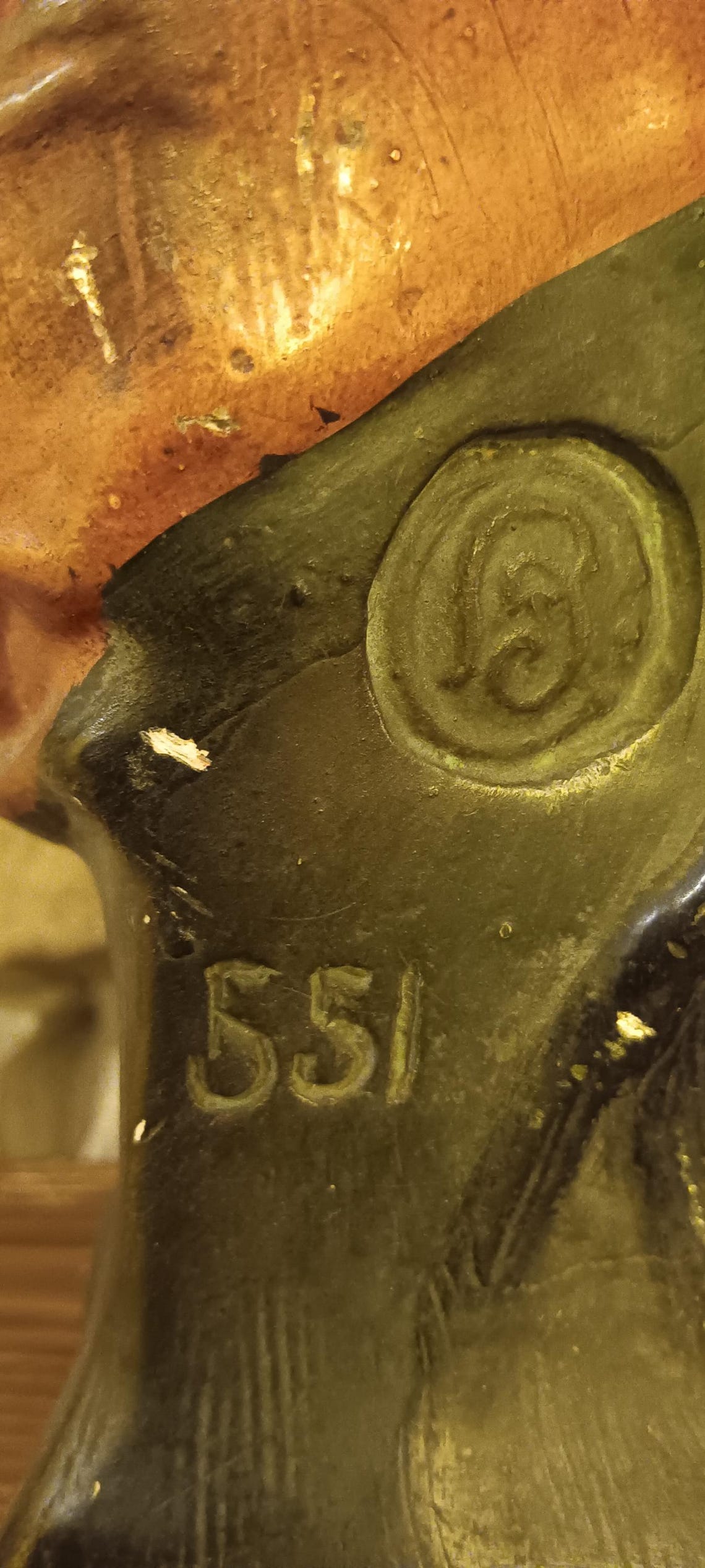 Rare "atala" Antique Bust, Art Nouveau Chalkware Titled, Signed, 551 - Etsy