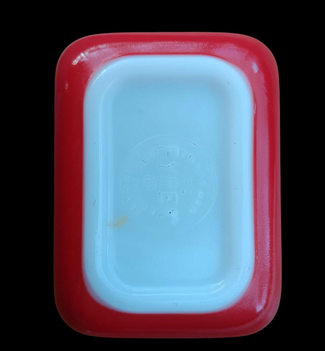 Vintage Pyrex Red 0501 Refrigerator & Ovenware Dish – Mint Condition ...