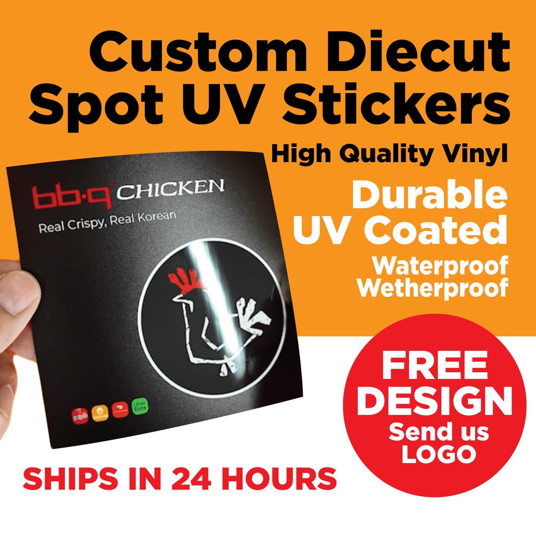 Vinyl Sticker / Spot UV Sticker / Custom Shape - Etsy