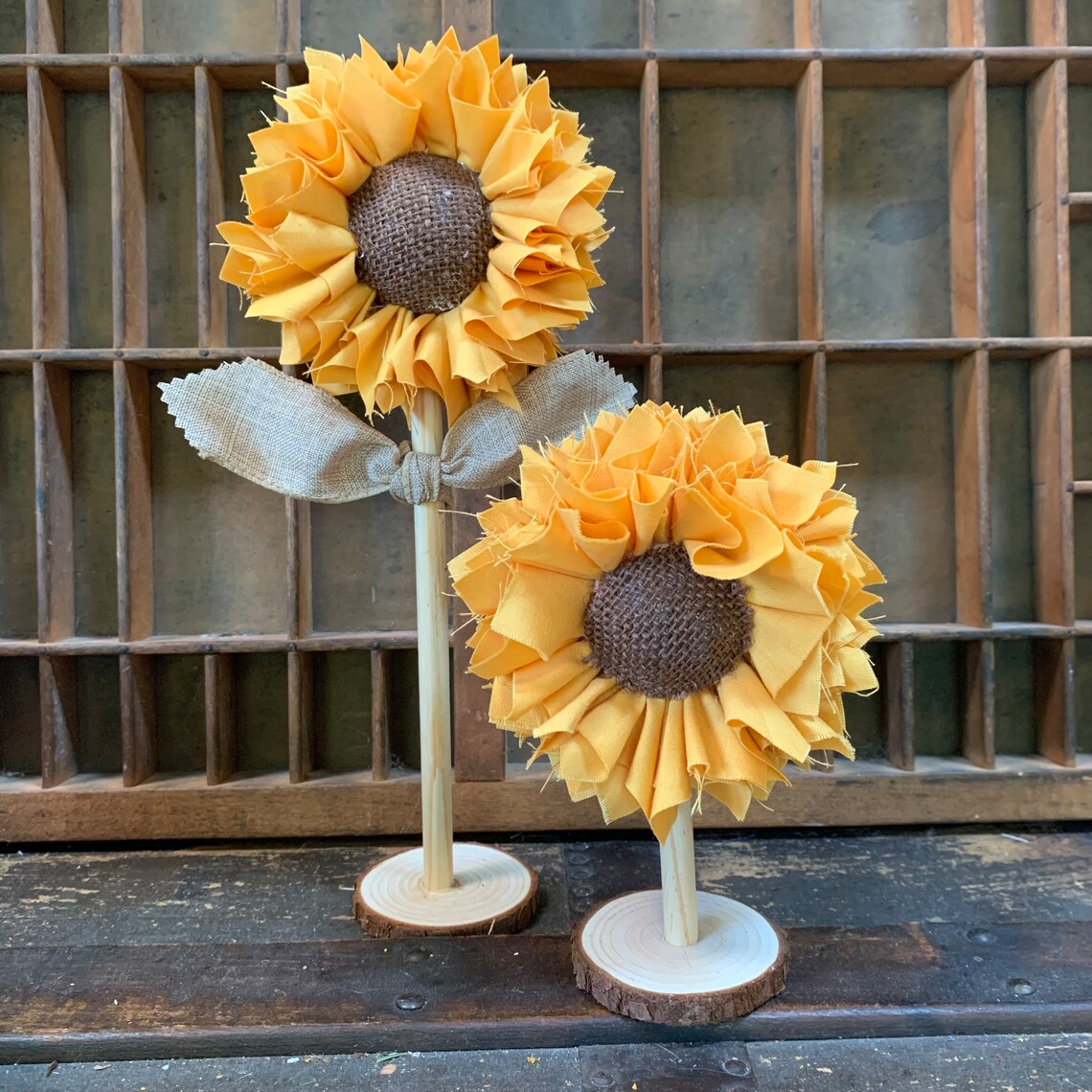 Sunflowers on a Stick - Etsy