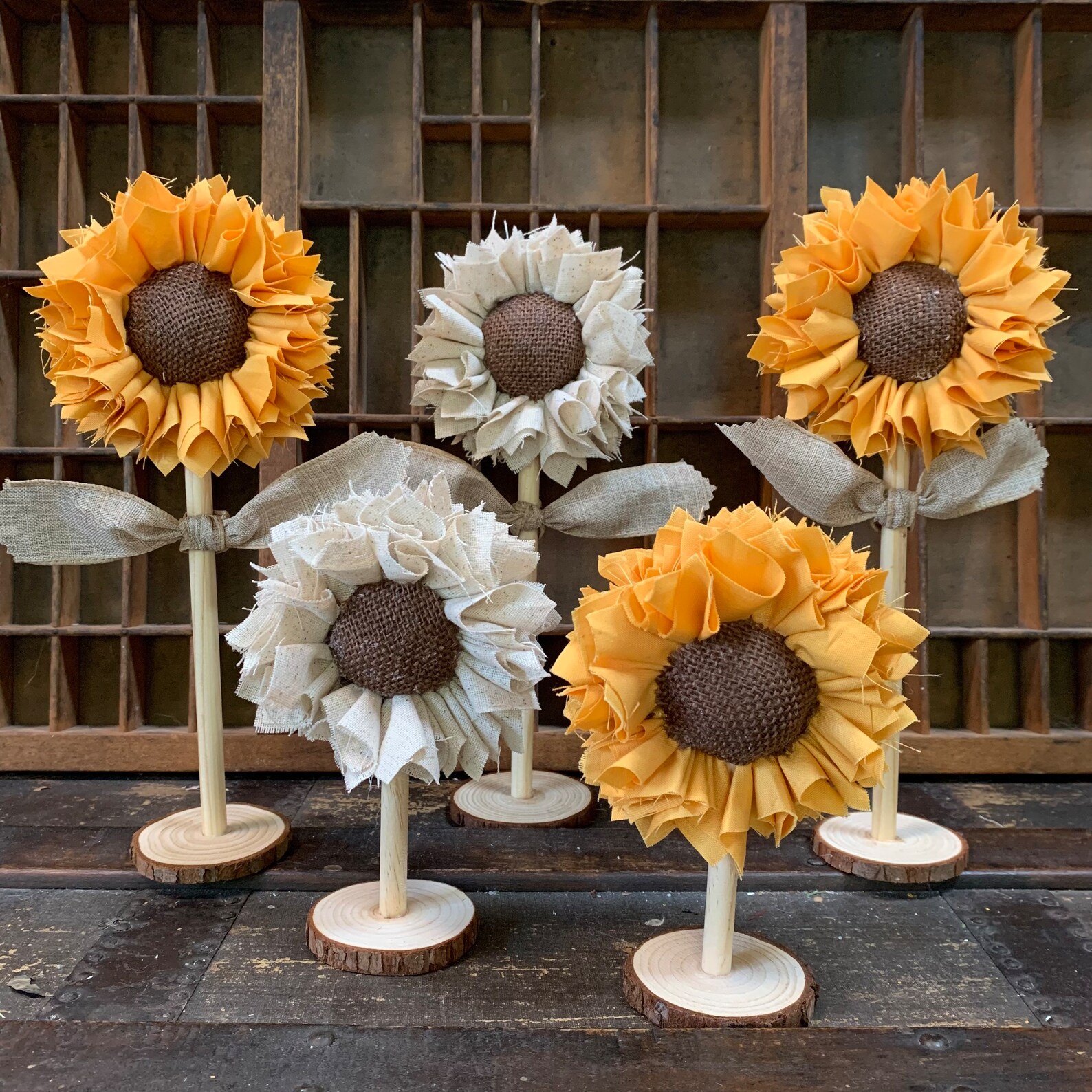 Sunflowers on a Stick - Etsy