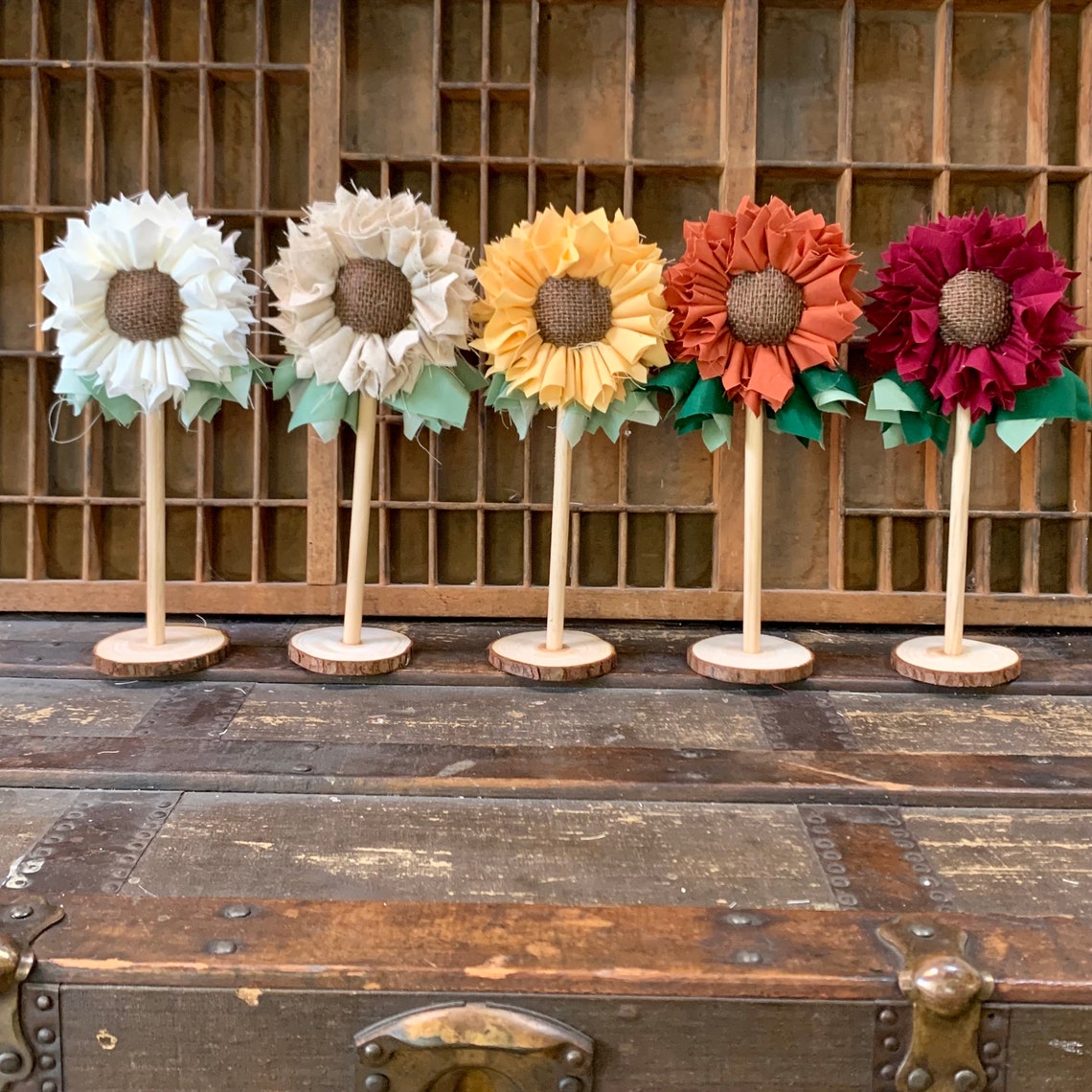 Sunflowers on a Stick - Etsy