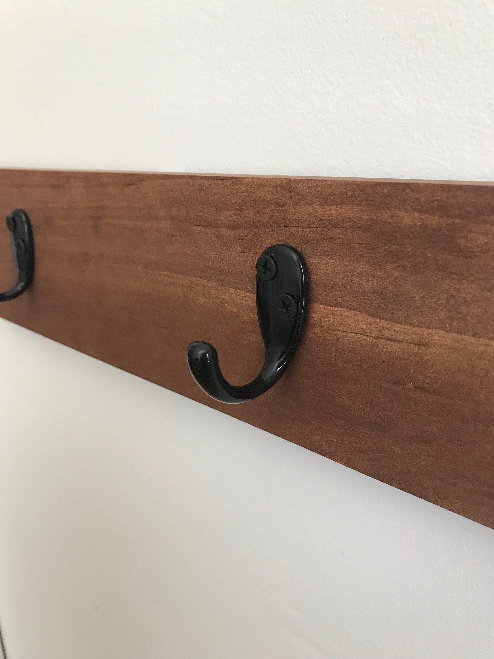 Wood Coat Rack Simple Coat Rack Farmhouse Coat Rack - Etsy
