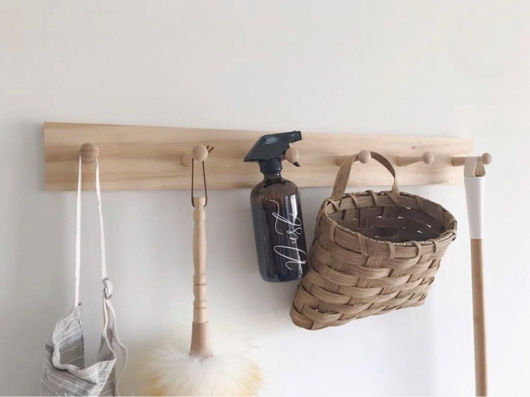 Shaker Peg Rail - Peg Rack - Peg Rail - Wall Mounted Coat Rack - Towel ...