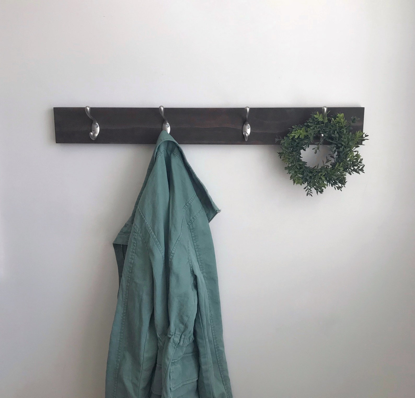 Wood Coat Rack Simple Coat Rack Farmhouse Coat Rack - Etsy