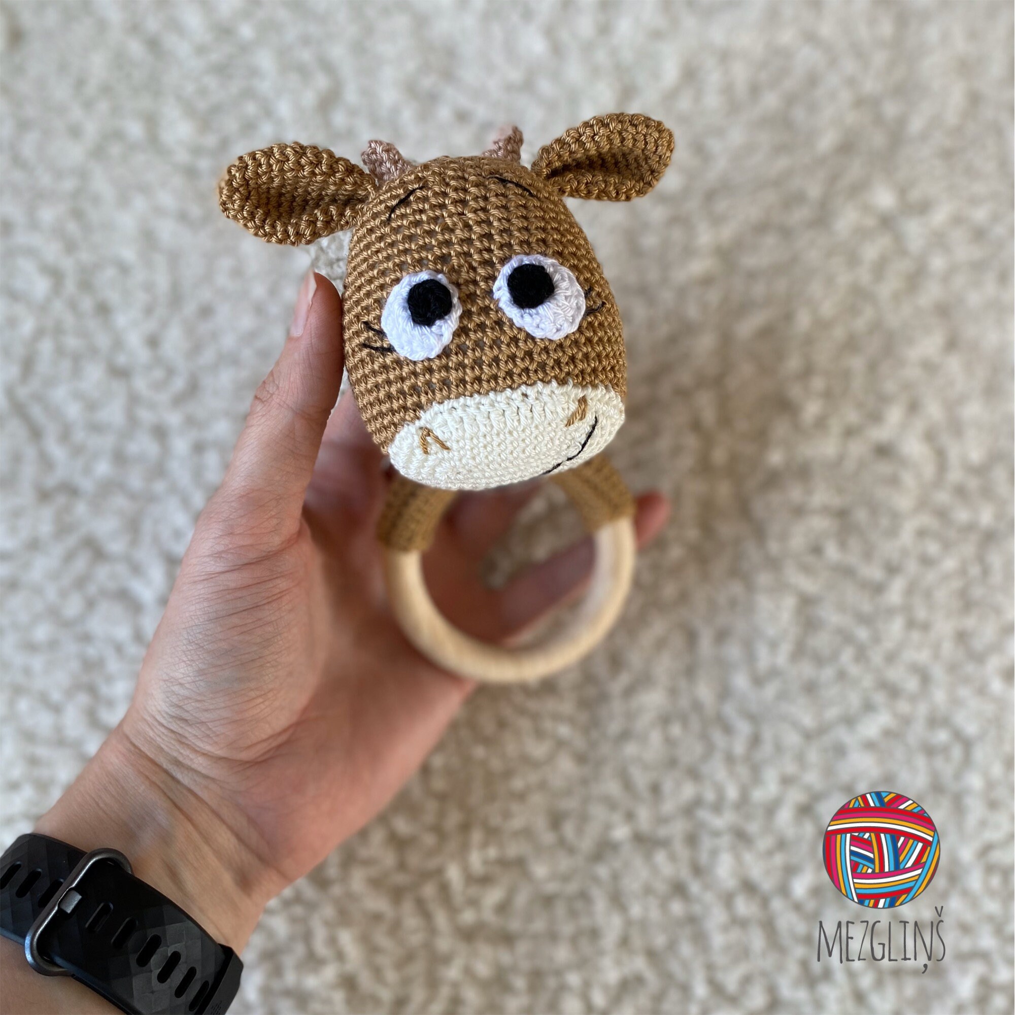 Cow Rattle Crochet Pattern, Rattle Crochet Pattern ENG (PDF) Mezglinsh ...