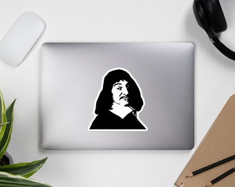 Descartes Sticker - Etsy