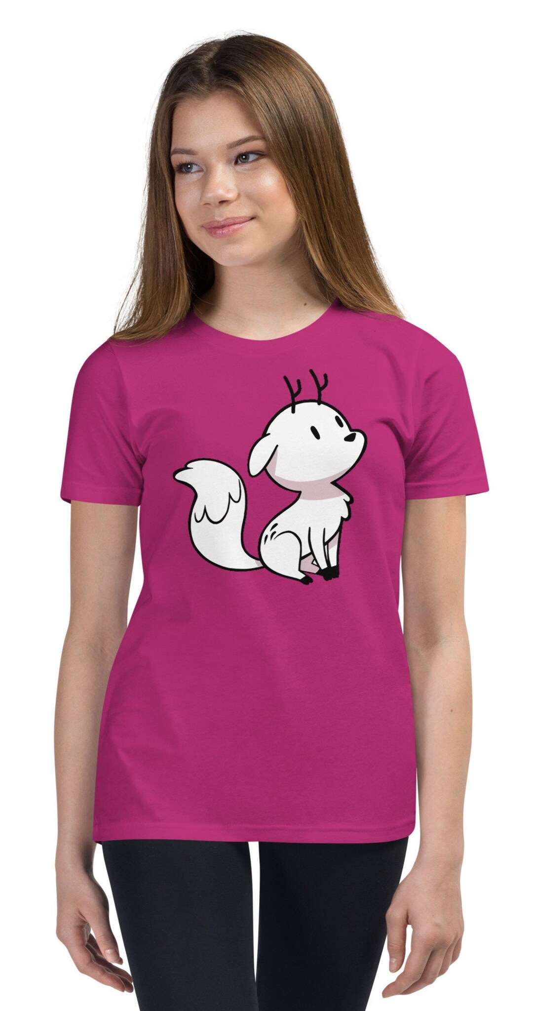 Twig the Deer-fox From Hilda - Youth Short Sleeve T-shirt - Etsy