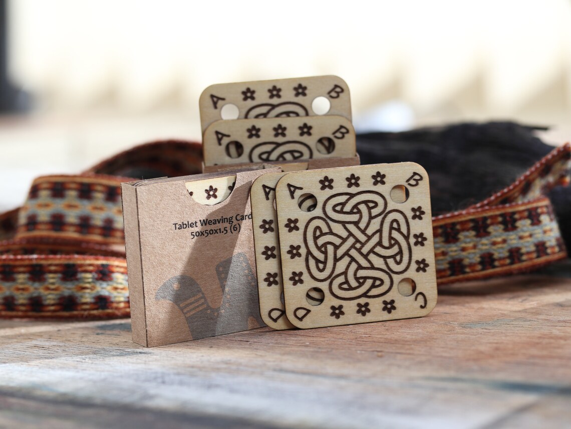 Tablet Weaving Cards Weaving Tablets 50mm X 50mm X 1.5mm - Etsy