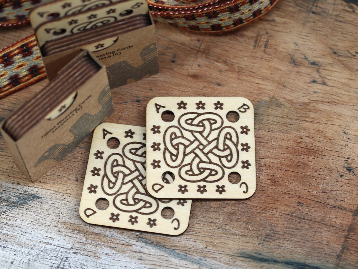 Tablet Weaving Cards Weaving Tablets 50mm X 50mm X 1.5mm - Etsy