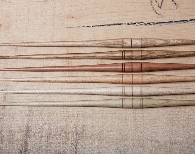 Flax Spindle Stick, Original Size - Etsy