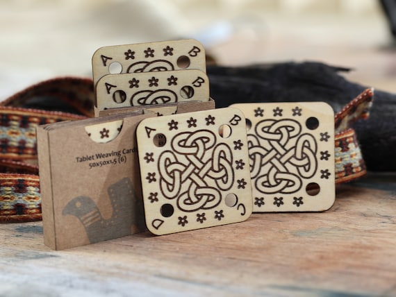 Tablet Weaving Cards Weaving Tablets 50mm X 50mm X 1.5mm | Etsy