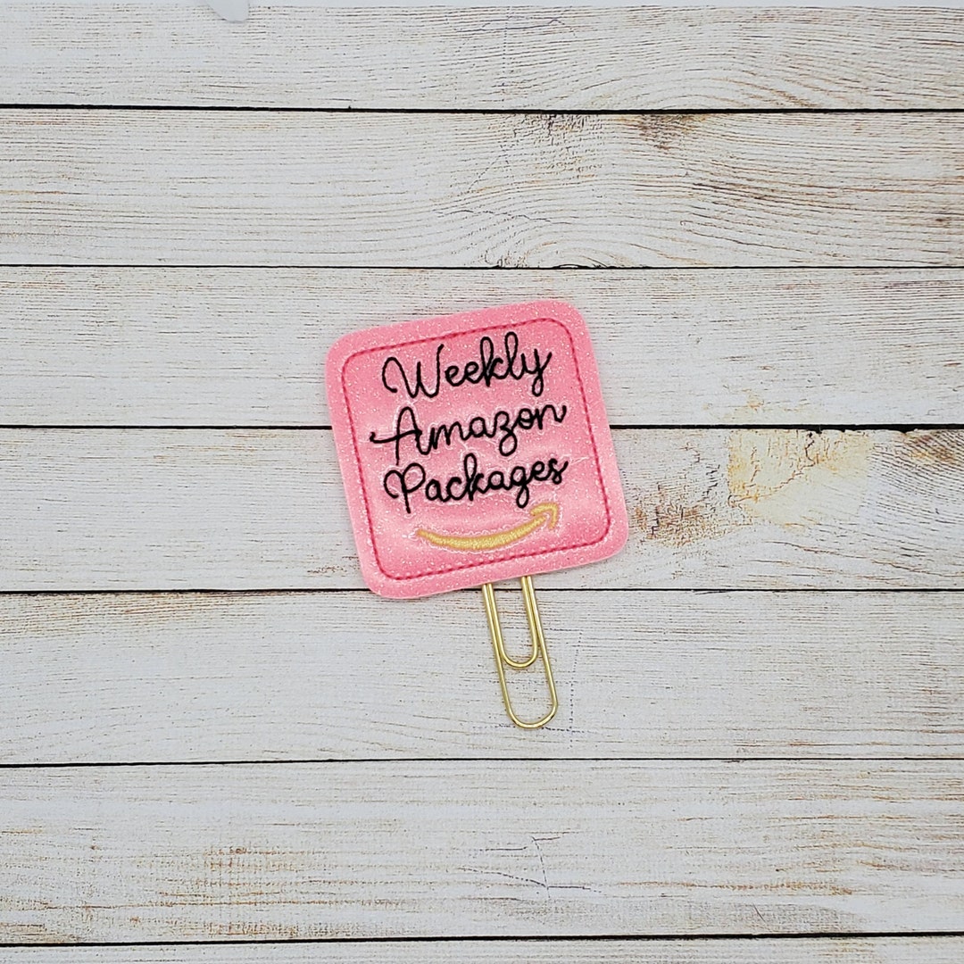 Weekly Package Delivery Planner Clip Paperclip - Etsy