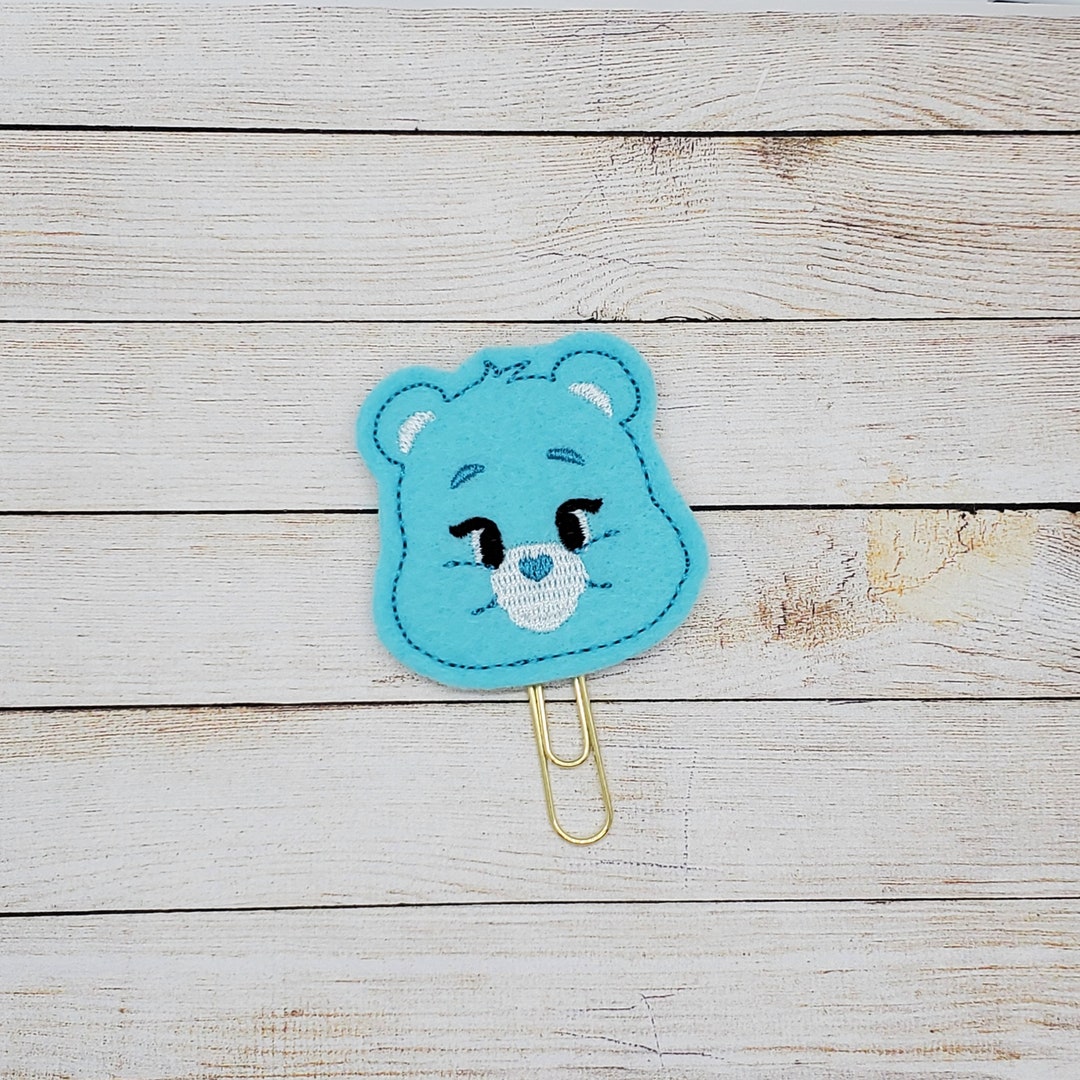 Blue Bear Head Planner Clip Paperclip - Etsy