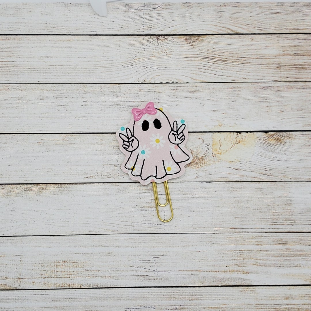 Peace Ghost Planner Clip Paperclip - Etsy
