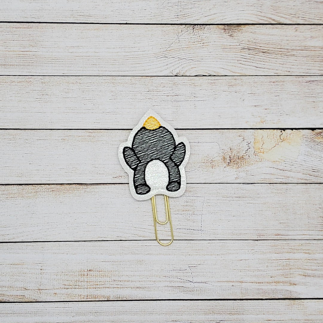 Penguin Hug Planner Clip Paperclip - Etsy