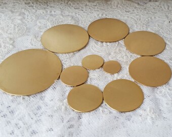 Brass disc | Etsy