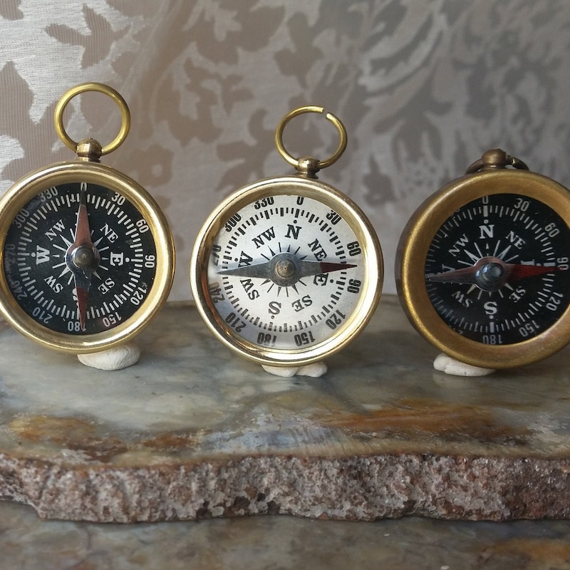 Brass Compass - Etsy