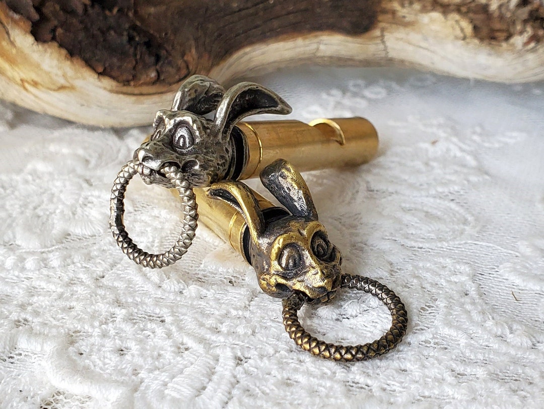 Loud Whistle - Working Solid Brass Rabbit Whistle - About 2 3/4 ...