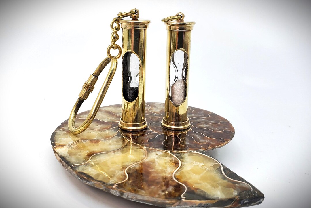 Miniature Hourglass Not a Functioning Timer (1-3 Seconds), Brass ...