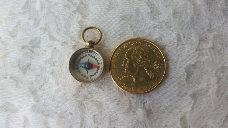 Miniature Brass Compasses Nautical Tiny Working Compasses | Etsy