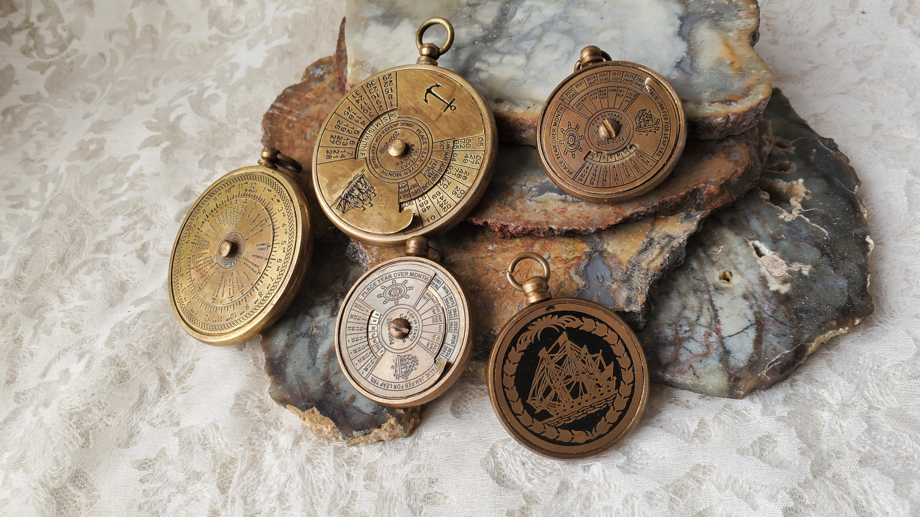 Miniature Brass Calendar 37 40 & 50mm Tiny Working - Etsy