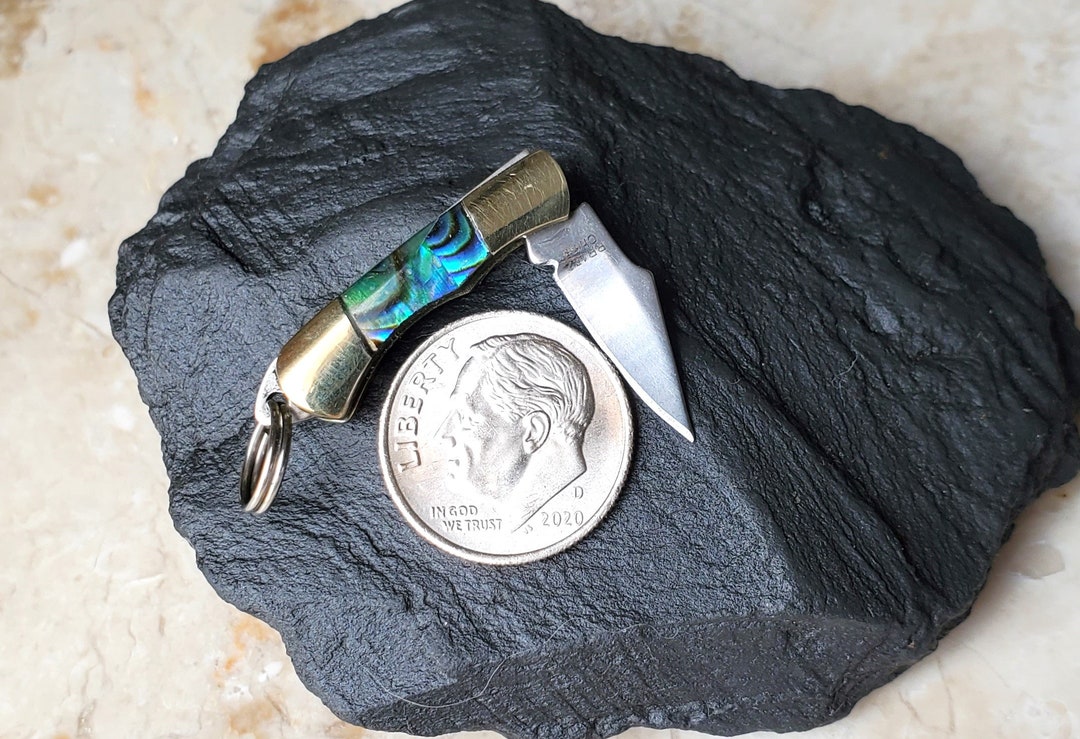 Miniature Bone Knife, 1 1 1/2 Knife, Key Ring Knife, Zipper Pull, Small ...