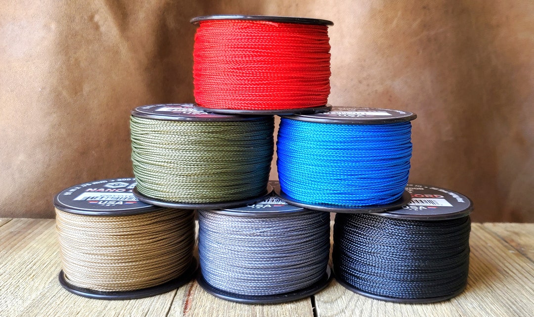 NANO Cord: Braided Nylon Parachute Cord - 300 Ft, Made in USA - Etsy