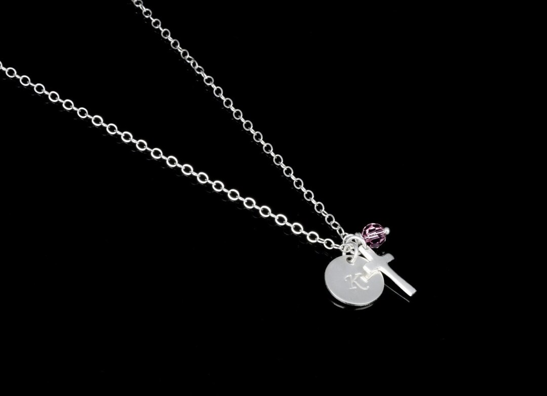 Sterling Silver Goddaughter Cross Necklace, Gift for Baptism ...