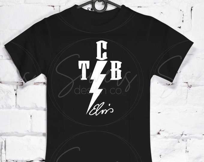 ELVIS TCB T-shirt Design Only/svg Eps Png Dxf Instant DIGITAL Download ...