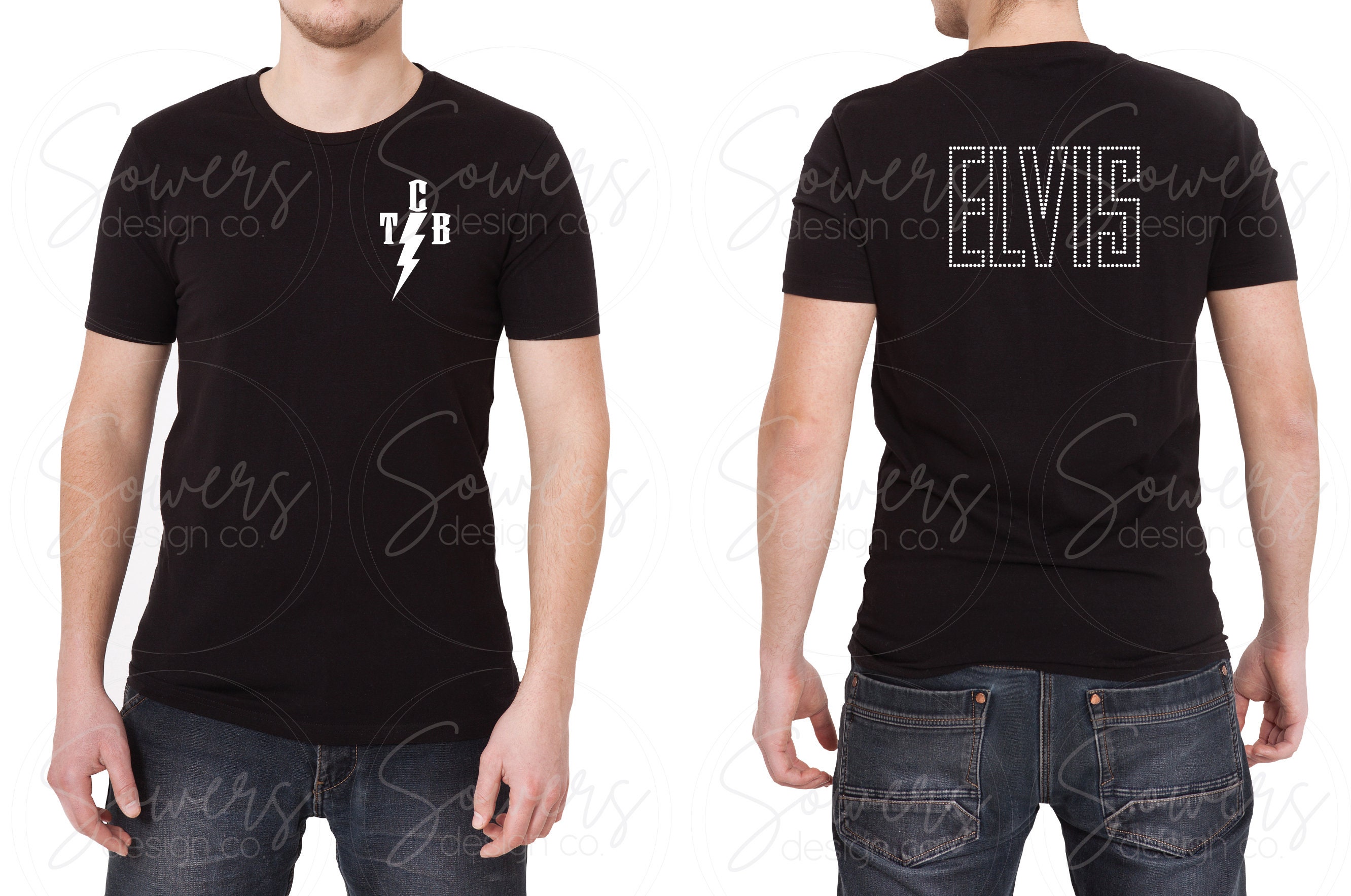 ELVIS TCB T-shirt Design Only/svg Eps Png Dxf Instant DIGITAL Download ...