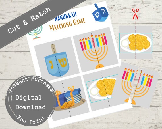 Hanukkah Kids Games Bundle Digital Download Mad Lib | Etsy