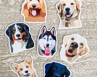 Dog Laptop Sticker | Etsy