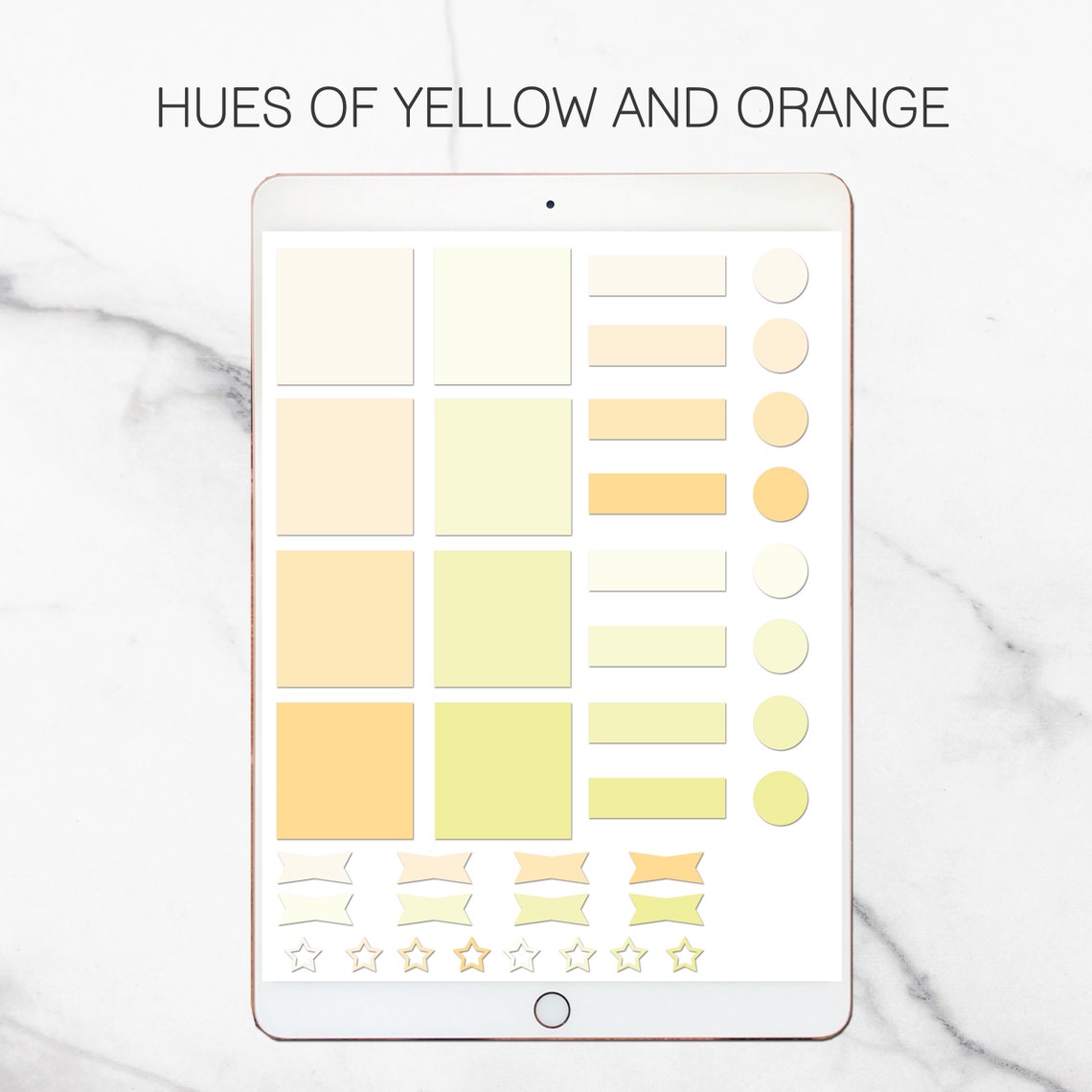 Digital Sticky Notes Bright Rainbow Colors Digital Stickers | Etsy