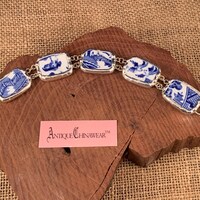 USNA - Hand-crafted Broken China PENDANT Created From a Slice of ...