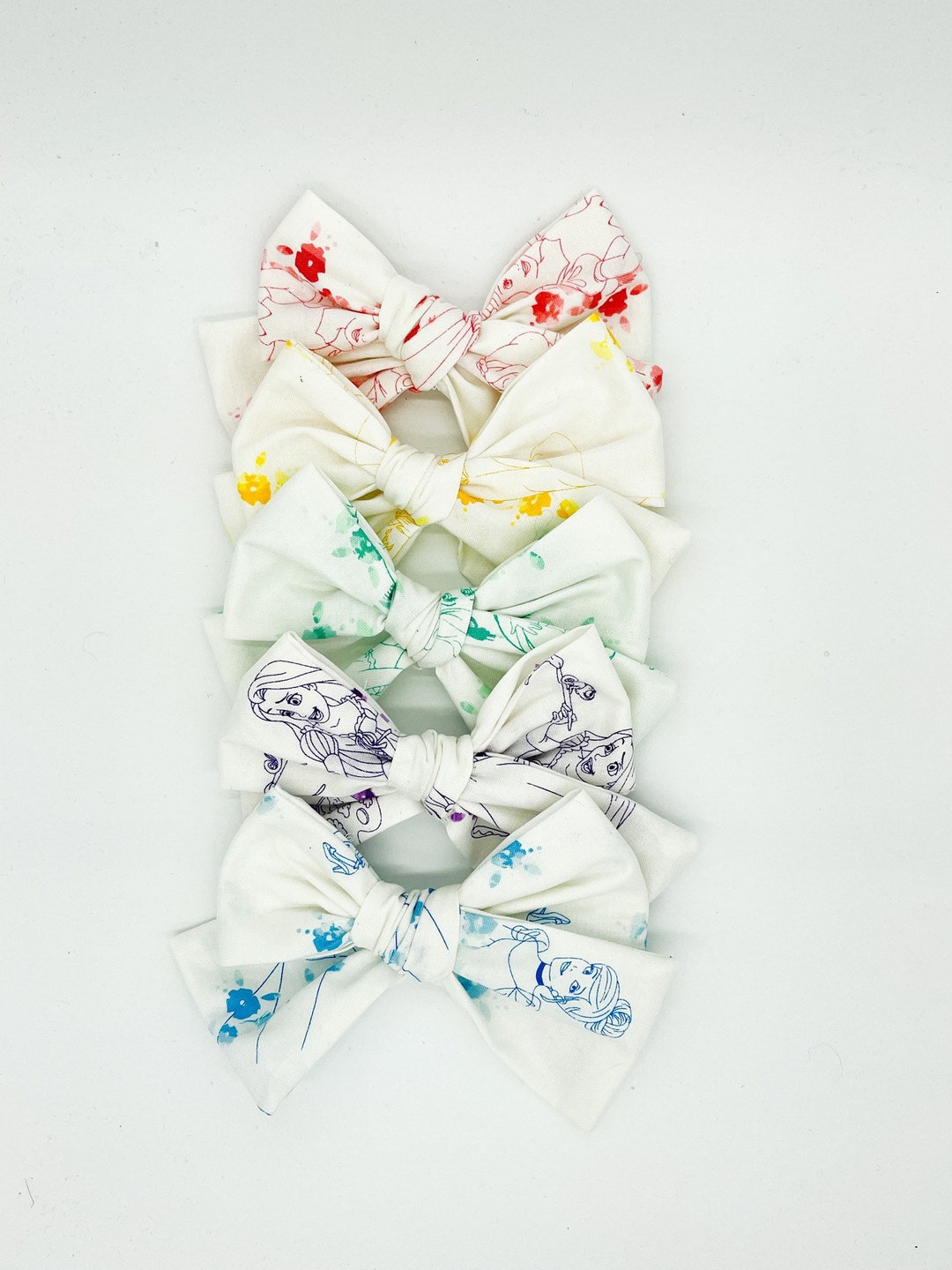 Disney Princess Bow Collection - Etsy