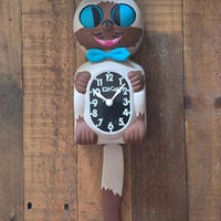 Calico Mini Cat Clock With Swinging Tail - Etsy