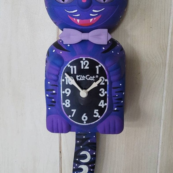 Purple Clock - Etsy