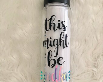 Motivational water bottle | Etsy