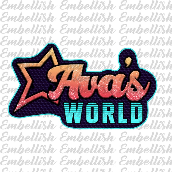 Custom Karma's World name Logo - Etsy
