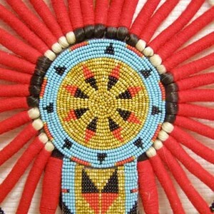 Native American Made Horsehair Bustle--hhbustlered - Etsy