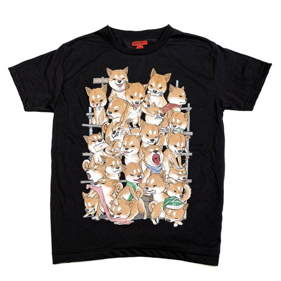 Shiba Inu Family T-shirt | Etsy