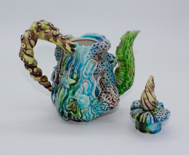 Coral Reef Teapot - Etsy