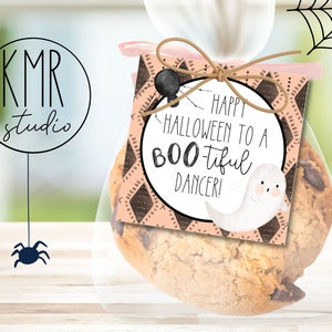 Halloween DANCE TAGS; Instant Download & Print! 2.5"x2.5" Treat/gift ...