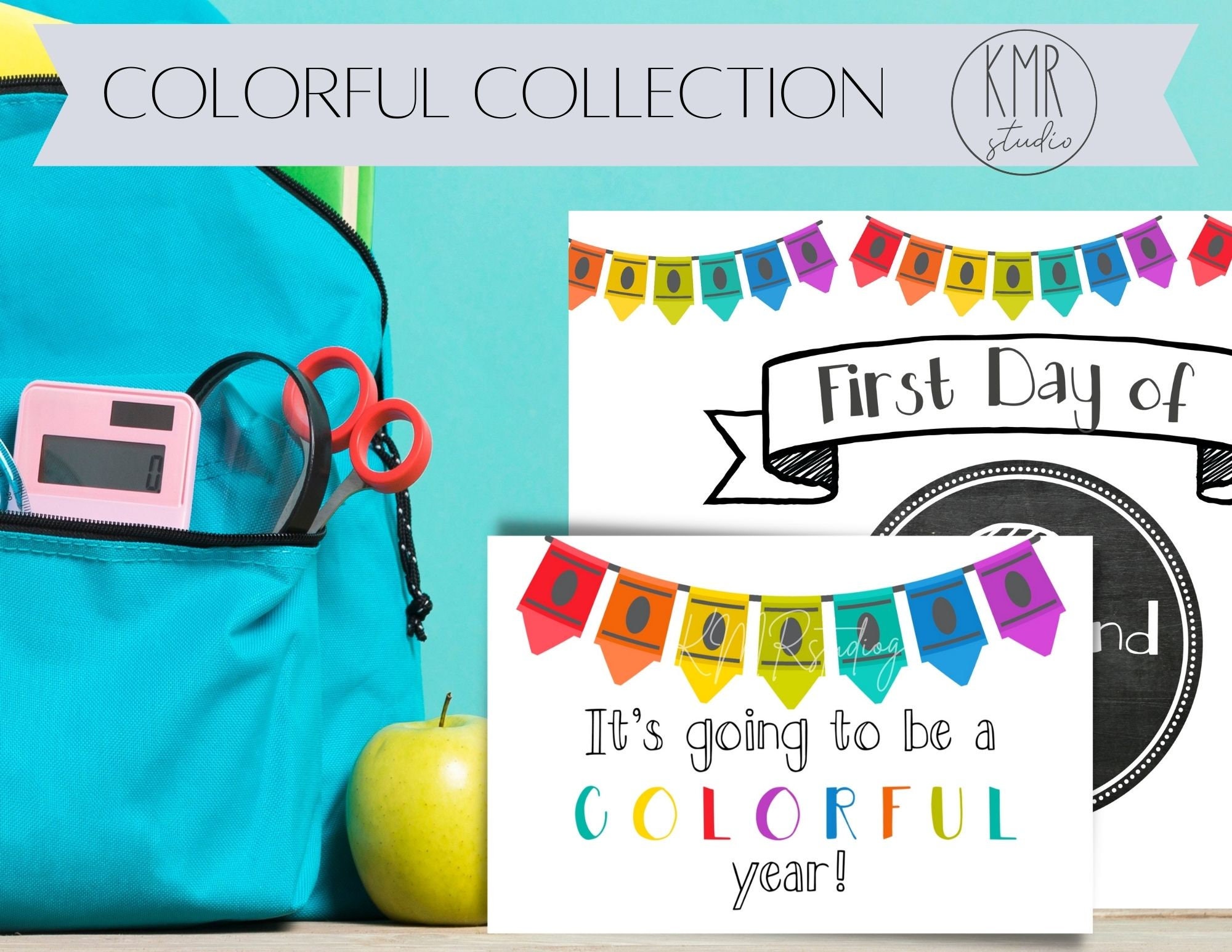 First Day CARD for Student and Teacher! 4x6 INSTANT Download & Print ...