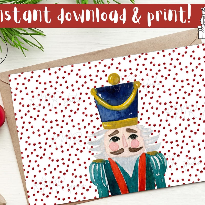 Nutcracker Card - Etsy