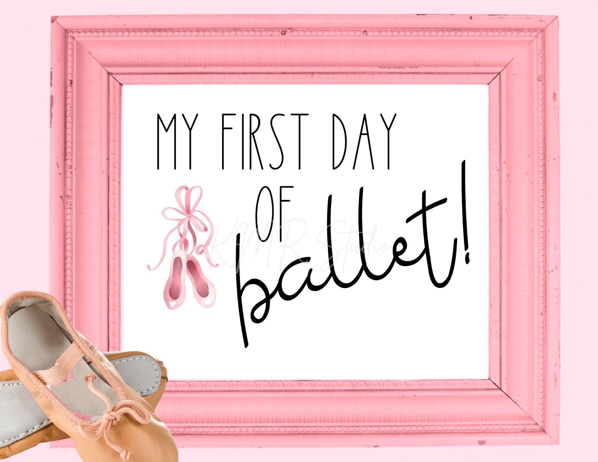 Firs Day of Ballet SIGN INSTANT Download & Print - Etsy