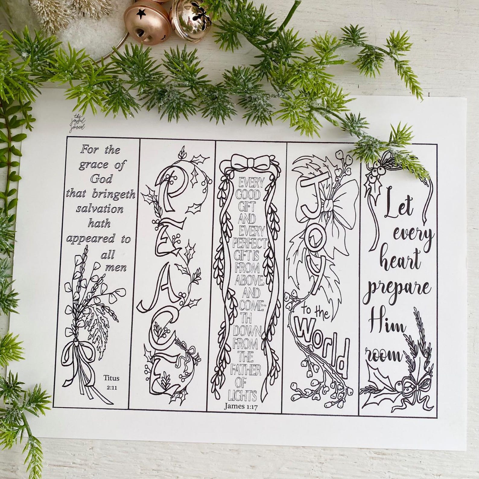 Christmas Advent Bookmark Bundle. 25 Printable Bookmarks or Bible ...