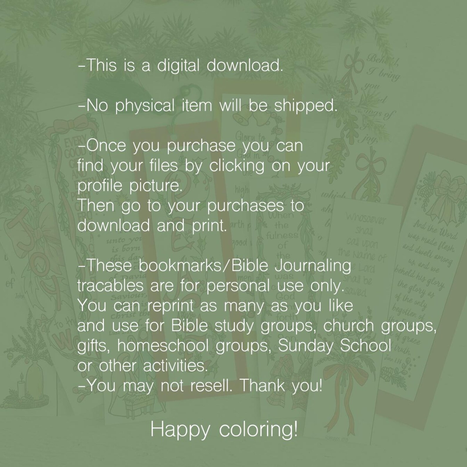 Christmas Printable Coloring Bookmarks, Christian, Advent, Bible, Bible ...