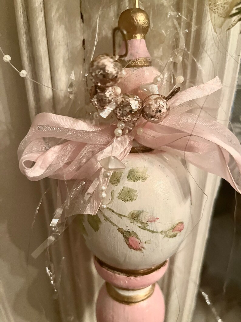 Beautiful Vintage Spindle Ornament - Etsy